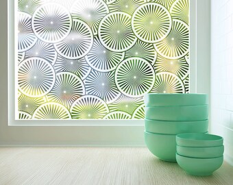 Carlyle Sheer Window Film Large 48 In. X 84 In. | Etsy