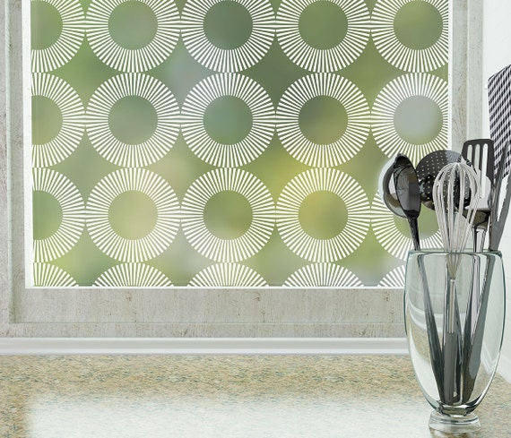 Radial Privacy Film non-adhesive Large 48 In. X 84 In. - Etsy