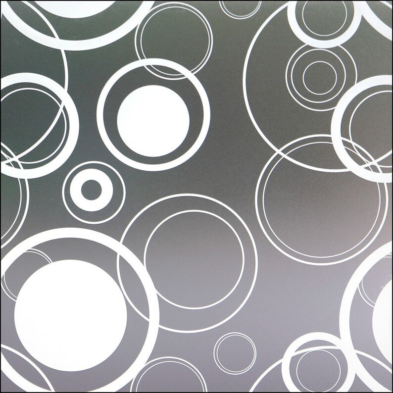 Retro Dots Privacy Window Film Large 48 In. X 84 In. - Etsy