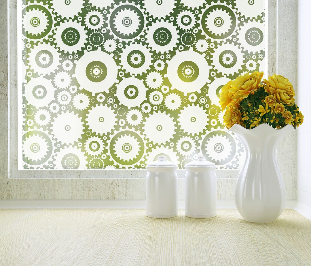 Sprockets Privacy Window Film - Large 48 In. X 84 In. - Etsy
