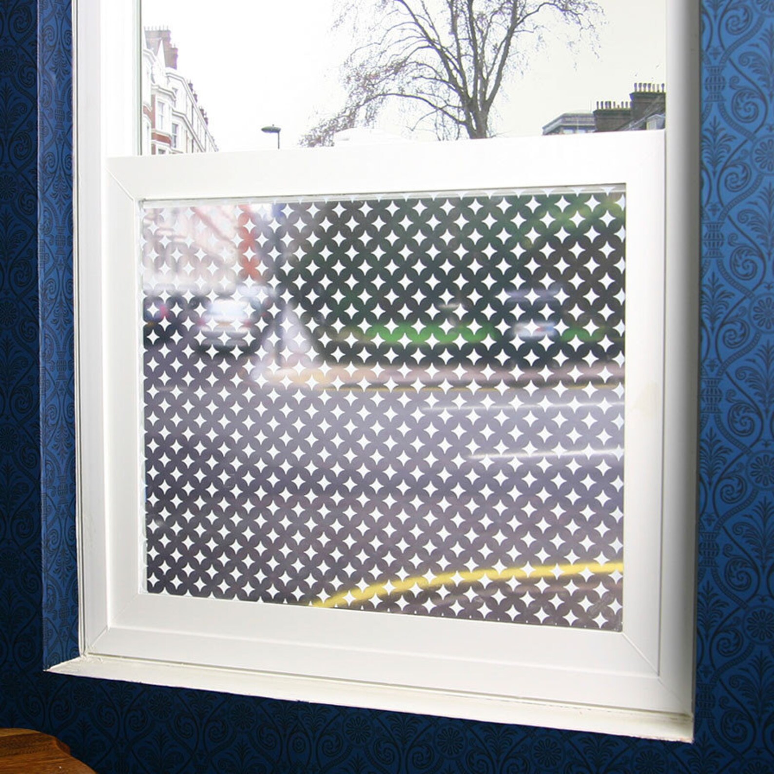 Diamonds Sheer Decorative Window Film Standard 36 In. X 48 - Etsy