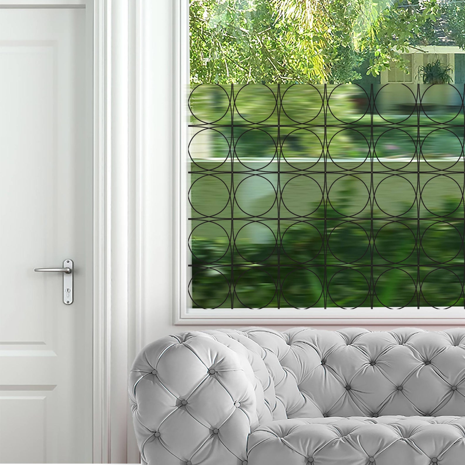 Sheer PRIVACY WINDOW Film DIY Window Film Custom Decal - Etsy