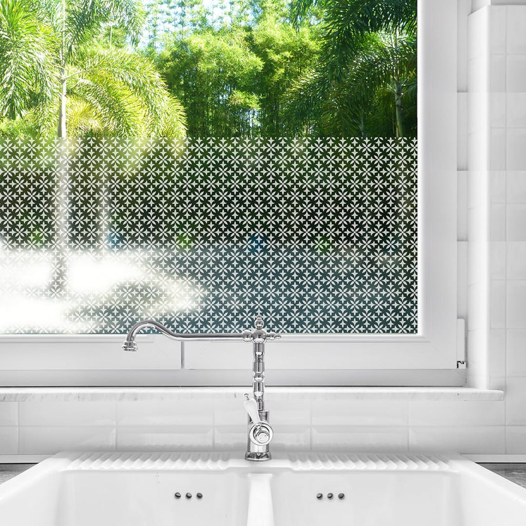 Fleur Sheer Window Film - Etsy