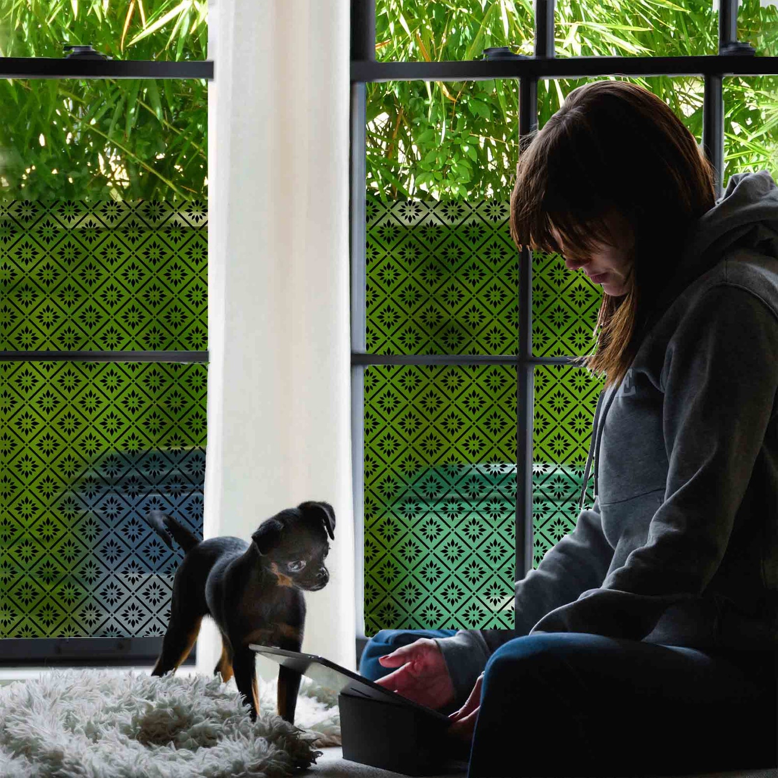Sheer PRIVACY WINDOW Film | DIY Window Film | Custom Decal | Waterproof ...