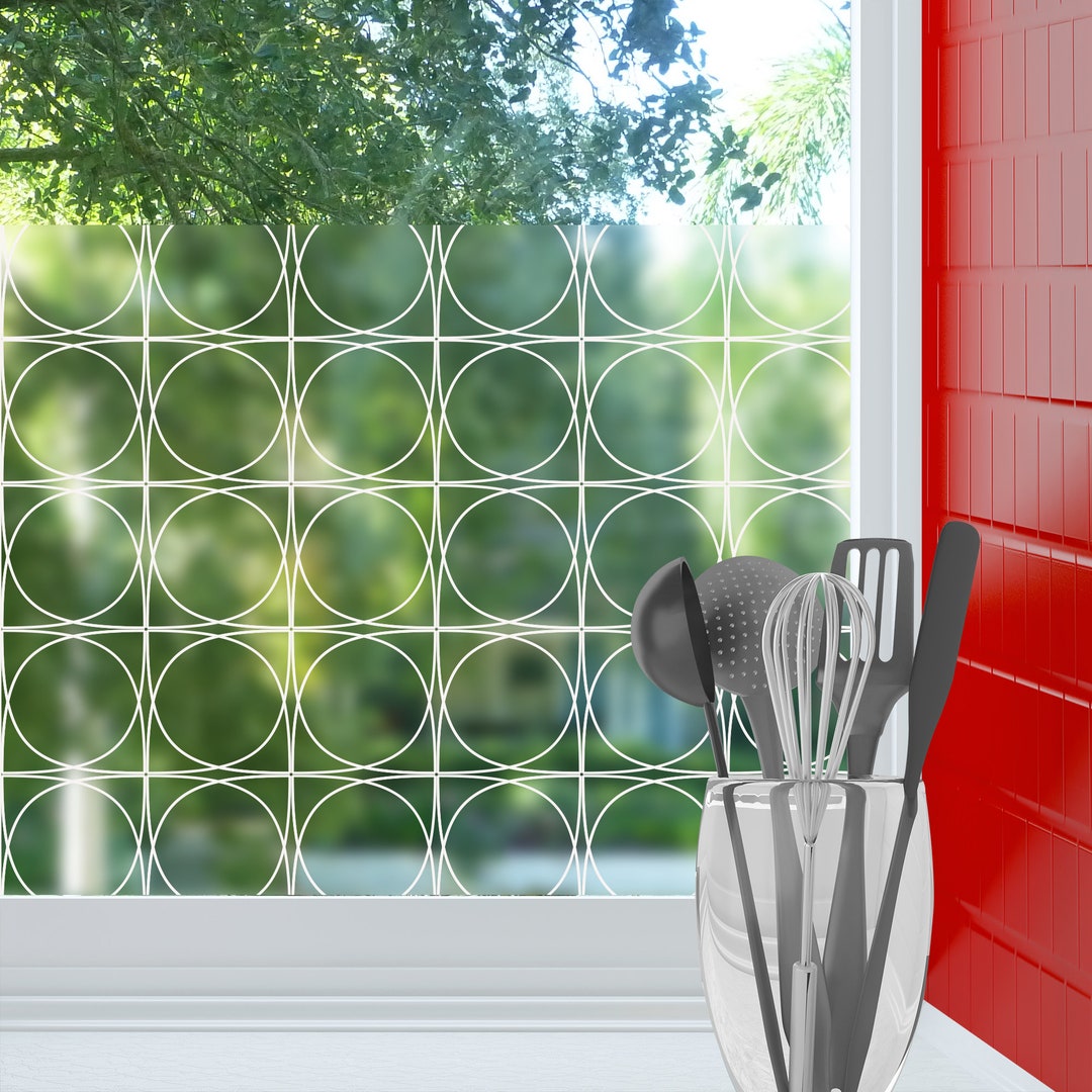 Sheer PRIVACY WINDOW Film DIY Window Film Custom Decal Waterproof ...