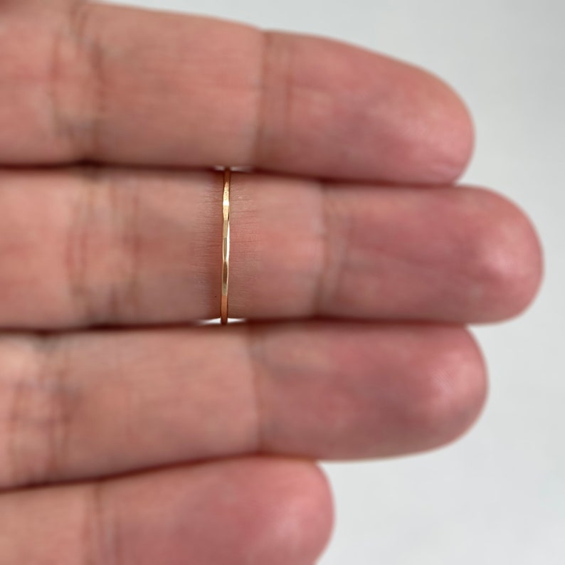 Gold Stacking Rings 14k Gold Filled Stacking Ring Ultra | Etsy