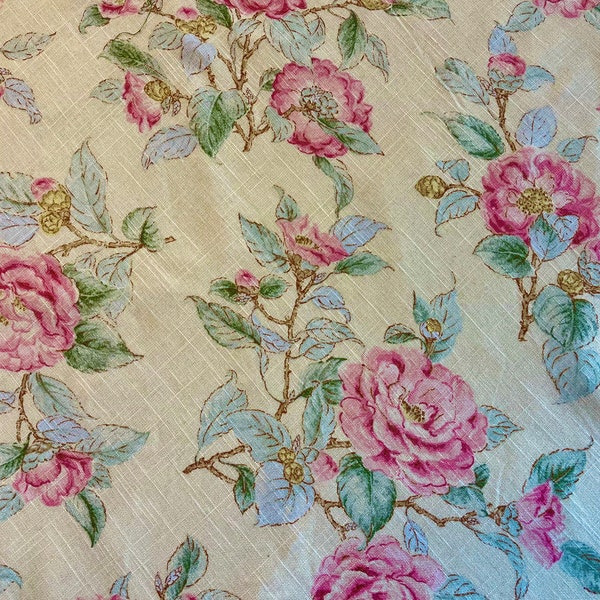 Waverly Floral Upholstery Fabric - Etsy
