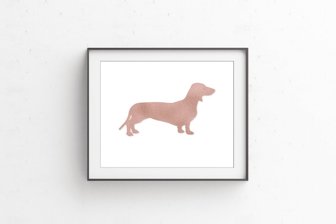 Dachshund Weiner Dog Cute Pet Owner Art Modern Minimal Scandinavian ...