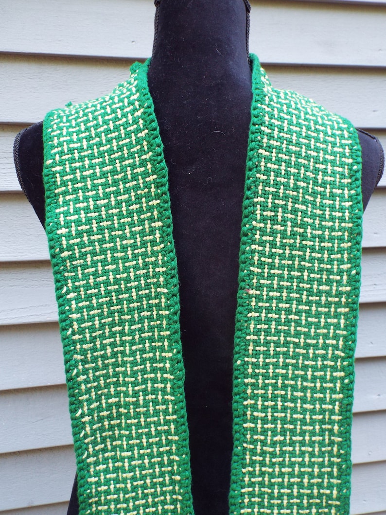 Liturgical Stole Green Stole for Ordinary Time Woven cotton | Etsy