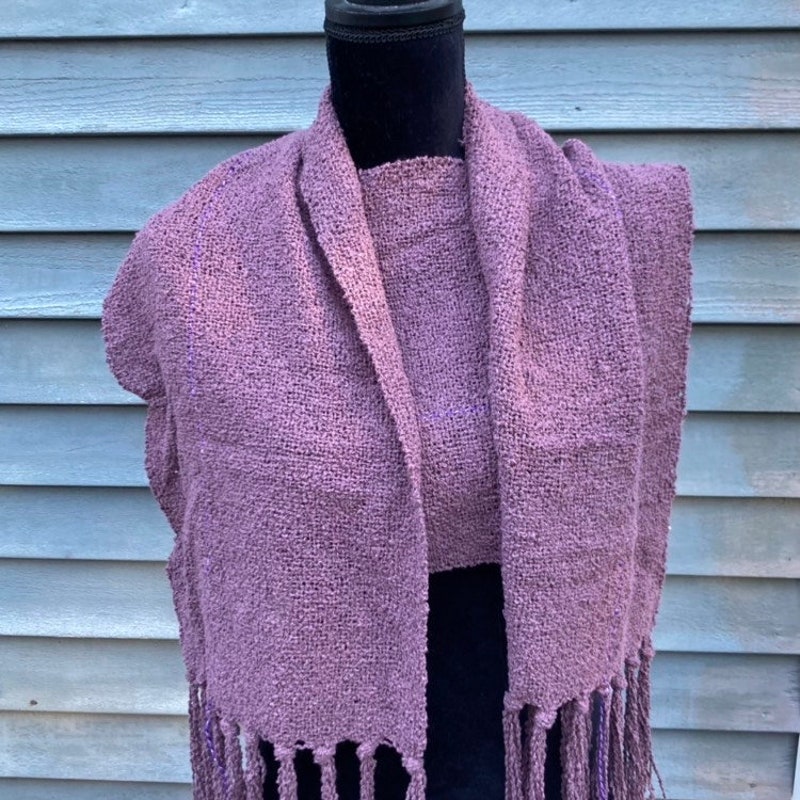 Purple Fashion Scarf - Etsy