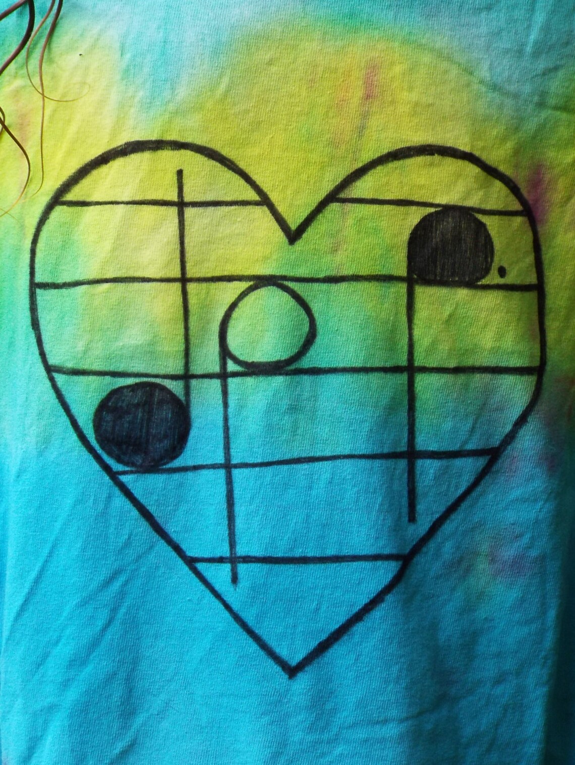 Tie Dye Music Shirt Music Heart Tie Dye Shirt Teen Music - Etsy