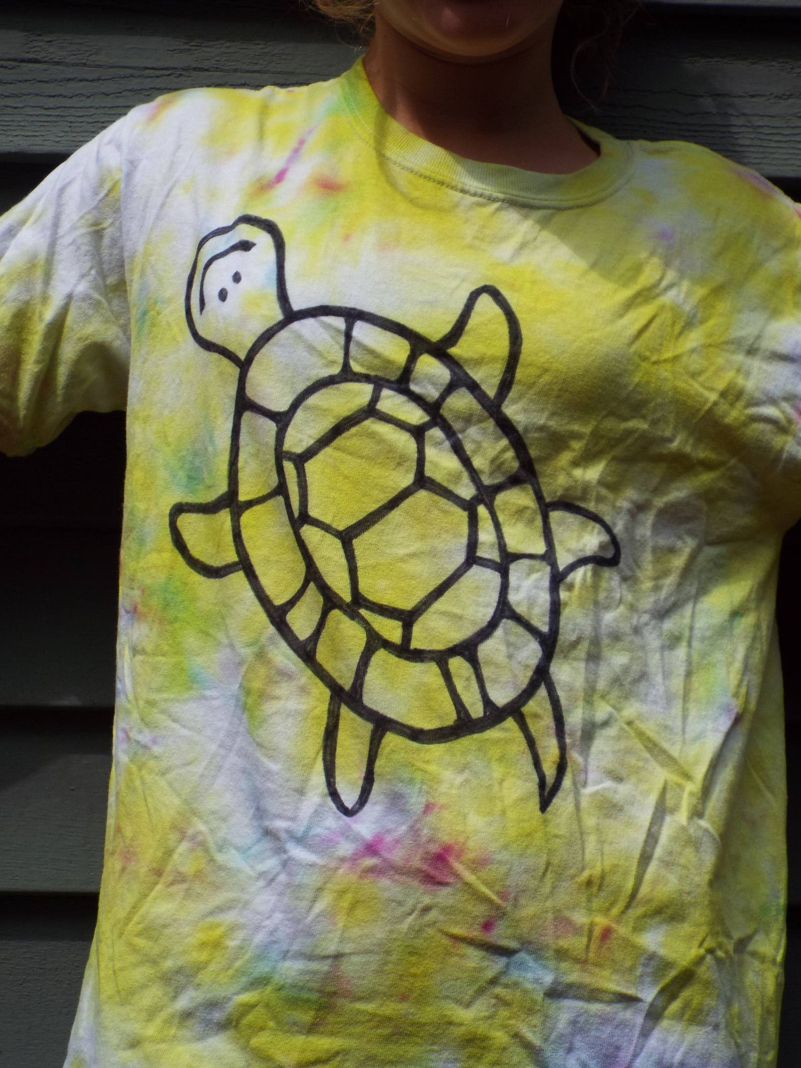 Kids Turtle T-shirt Kids Large Tie Dye Shirt for Your Turtle - Etsy