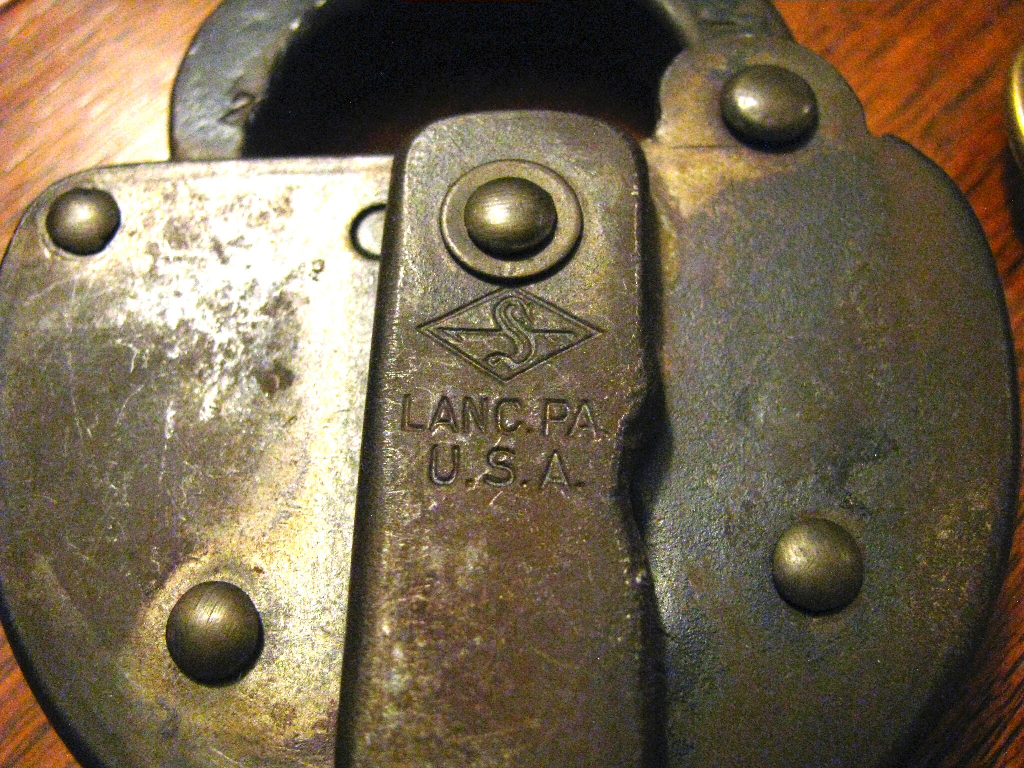 1953 UPMP&C Steel Lock and Brass Key - Slaymaker - Union Pacific Motive ...