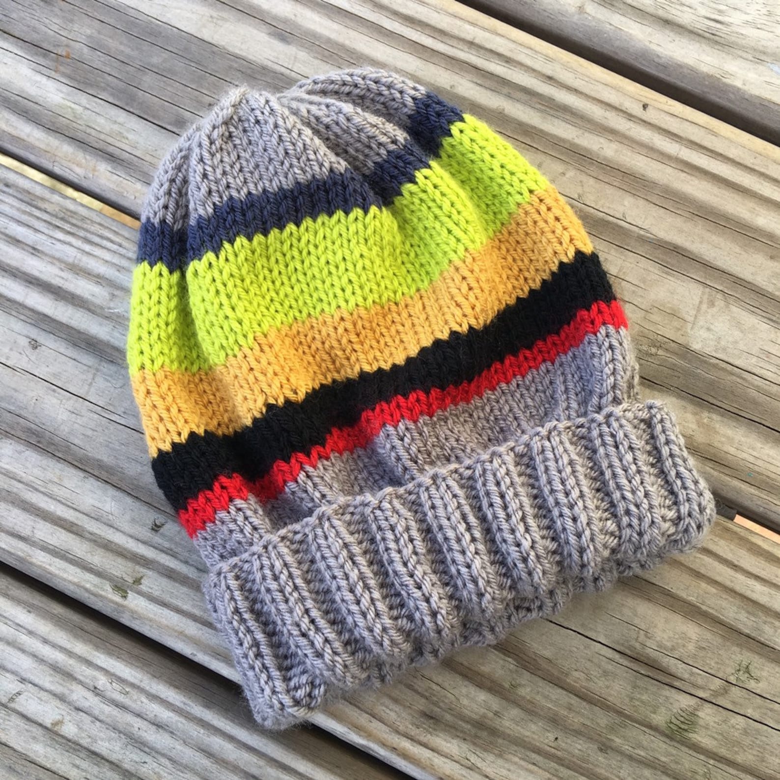 The Keen Beanie | Basic Knit Hat Pattern | Stockinette Hat Pattern ...