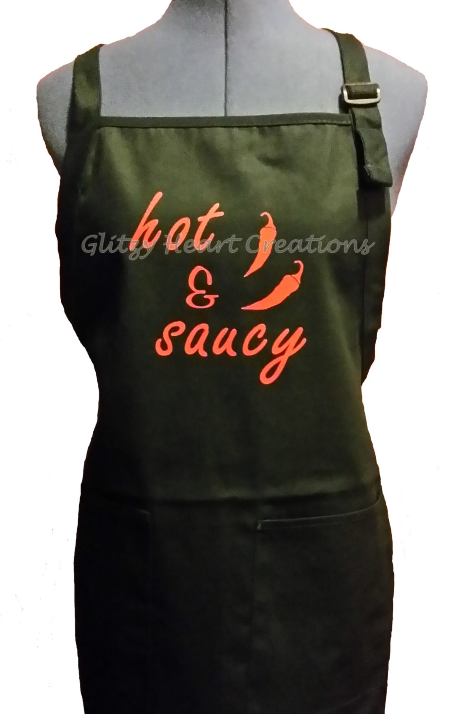 Apron Hot and Saucy Design Kitchen Apron Cooking Apron | Etsy