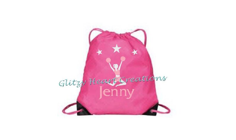 Personalized Girls Cheer Bag Gym Bag Girls Bag Cheerleading | Etsy