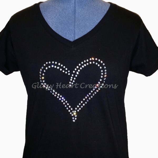 Rhinestone T Shirt - Etsy