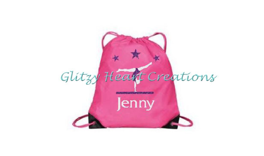 Personalized Girls Gymnast Bag, Gym Bag, Girls Bag, Gymnastics Bag ...
