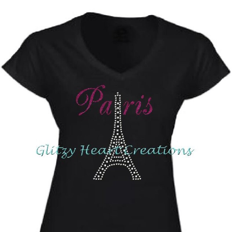 Rhinestone Tshirt - Etsy