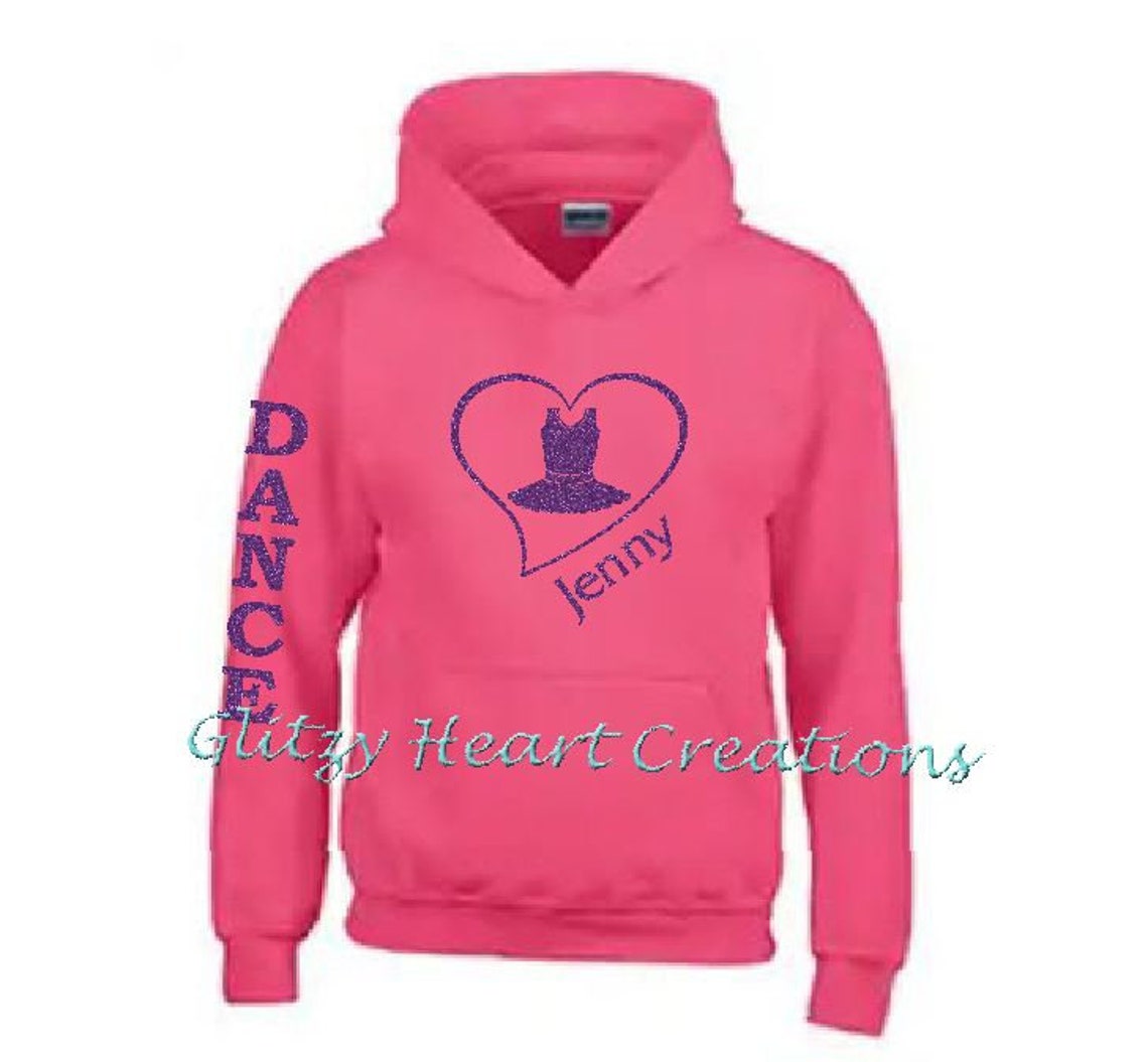 Personalized Girls Hoodie Dance Hoodie Personalised Dance | Etsy
