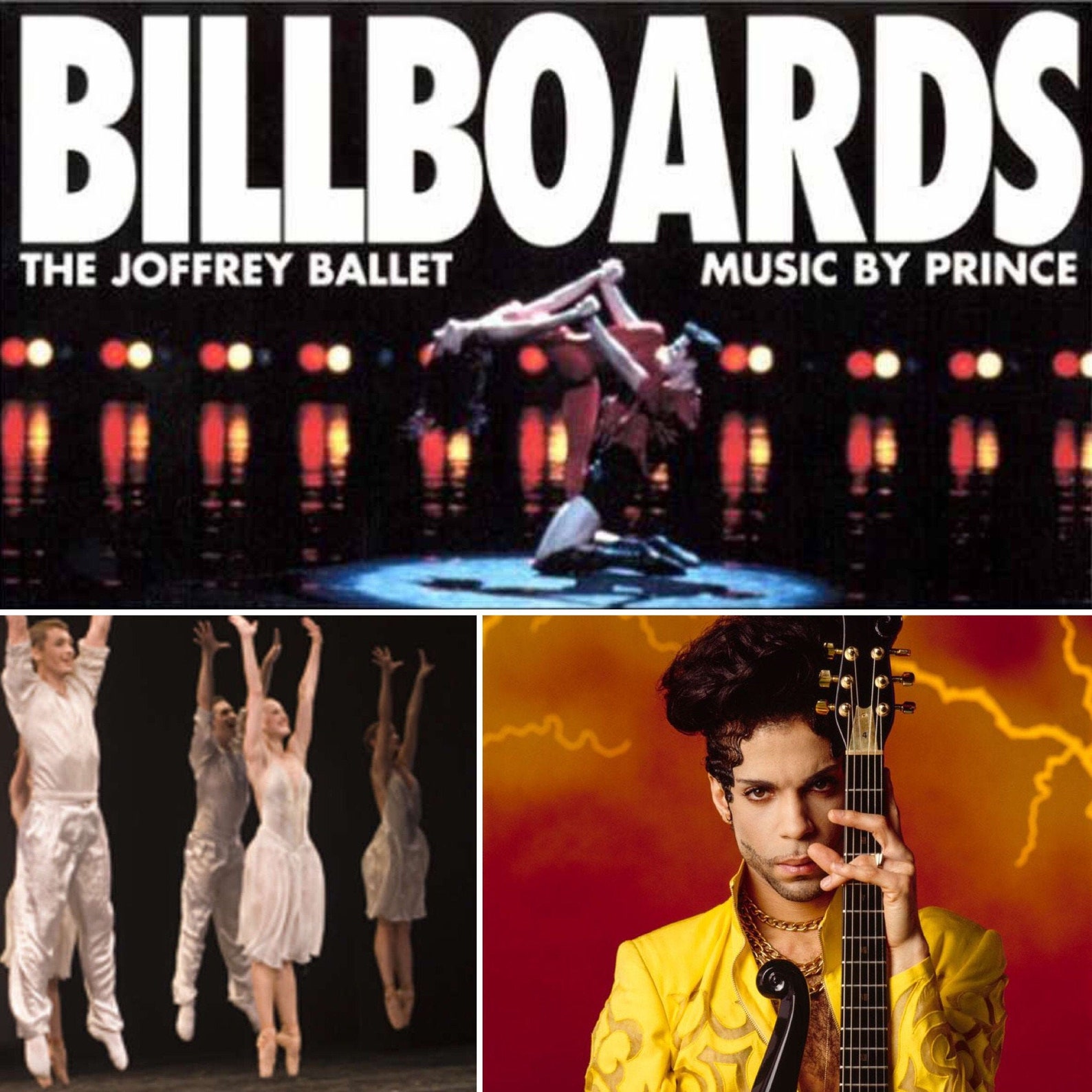 1993 Music by Prince "billboards" Joffrey Ballet Brand New SEALED ...