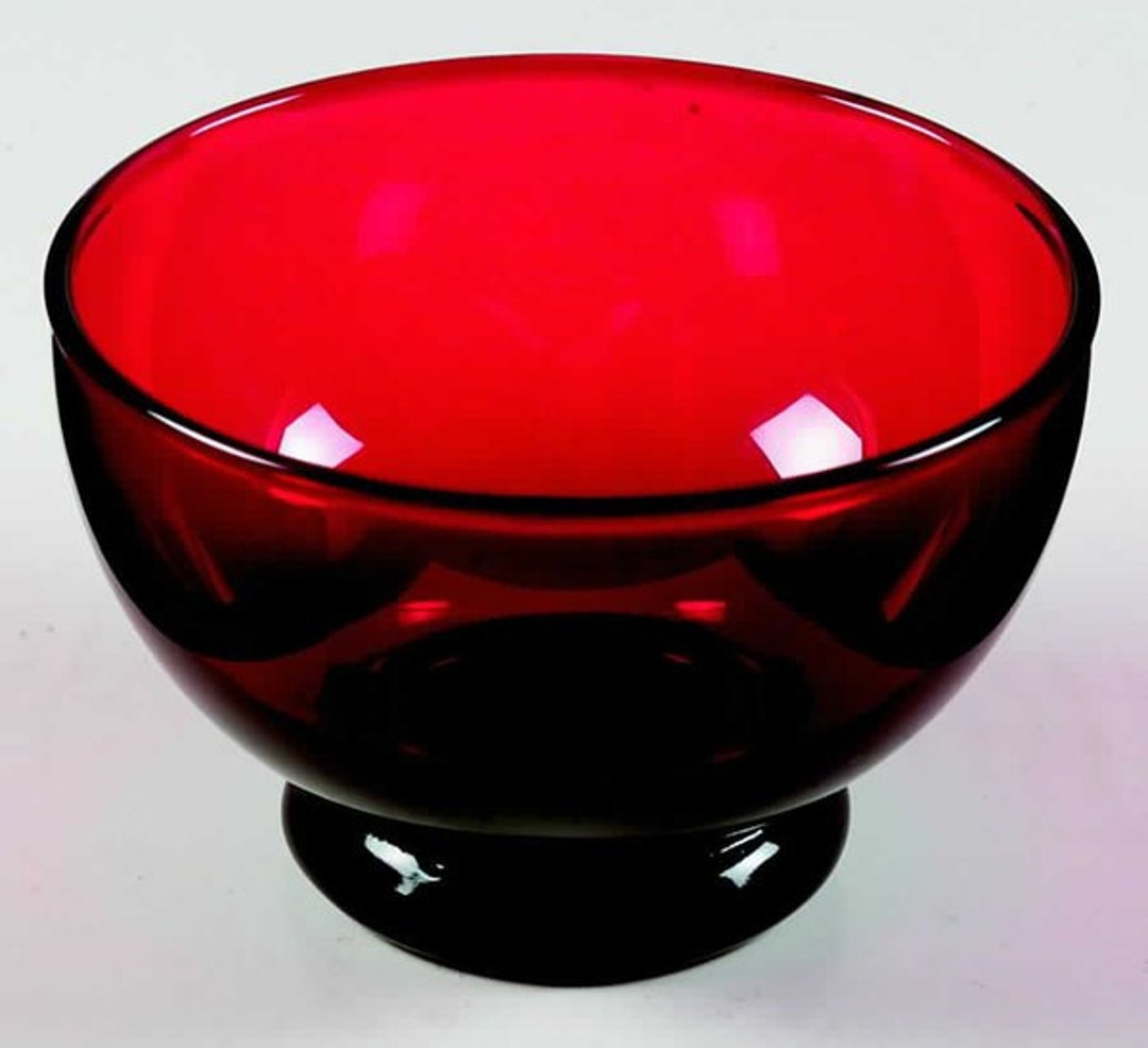 Very Collectible Classic Anchor Hocking Royal Ruby Red Glass - Etsy