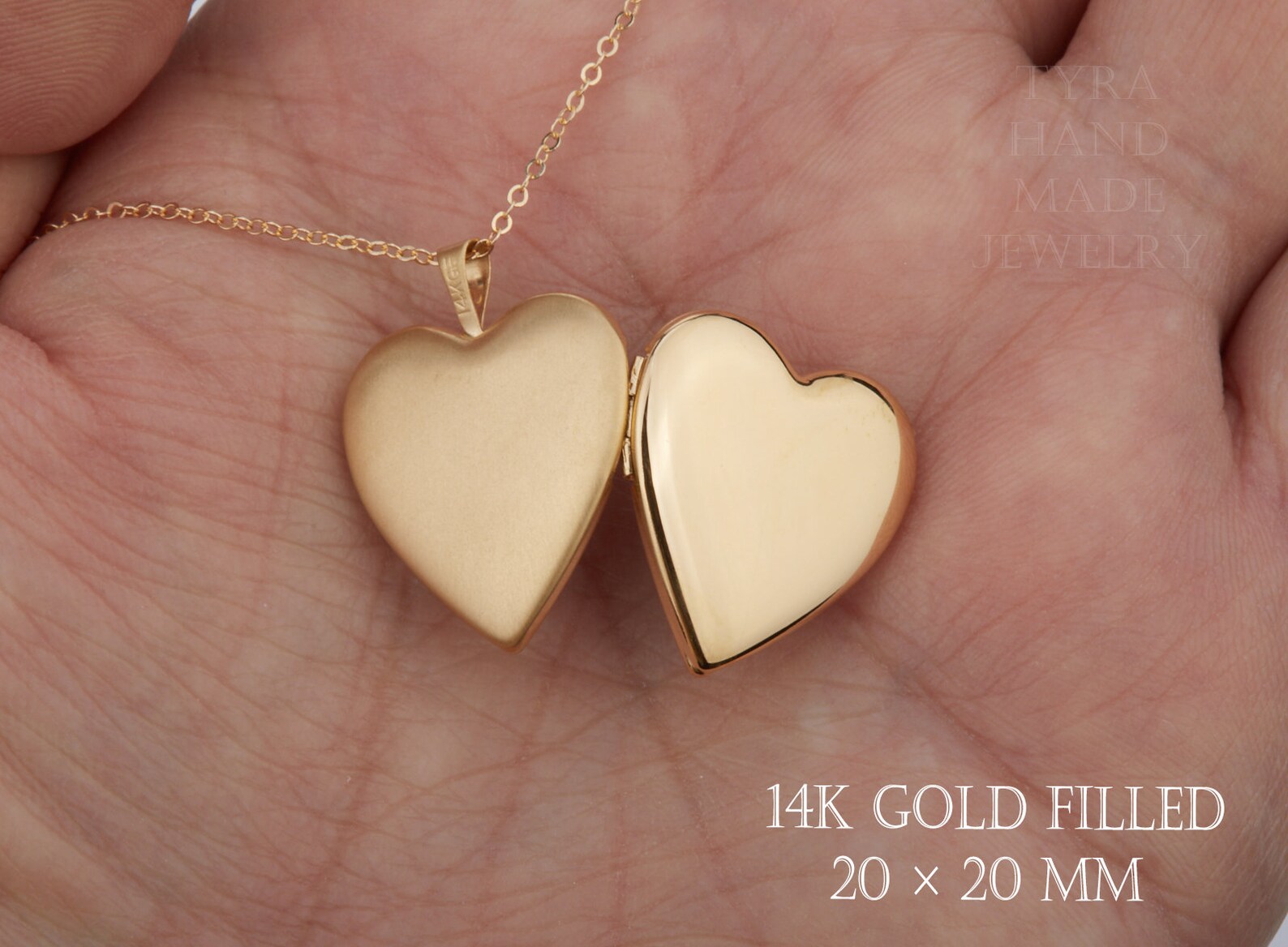 Gold Filled Heart Locket With Photocustom Engravingmemorial - Etsy