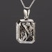 Sterling Silver Rectangle Locket With Photo,antique Victorian Etched ...