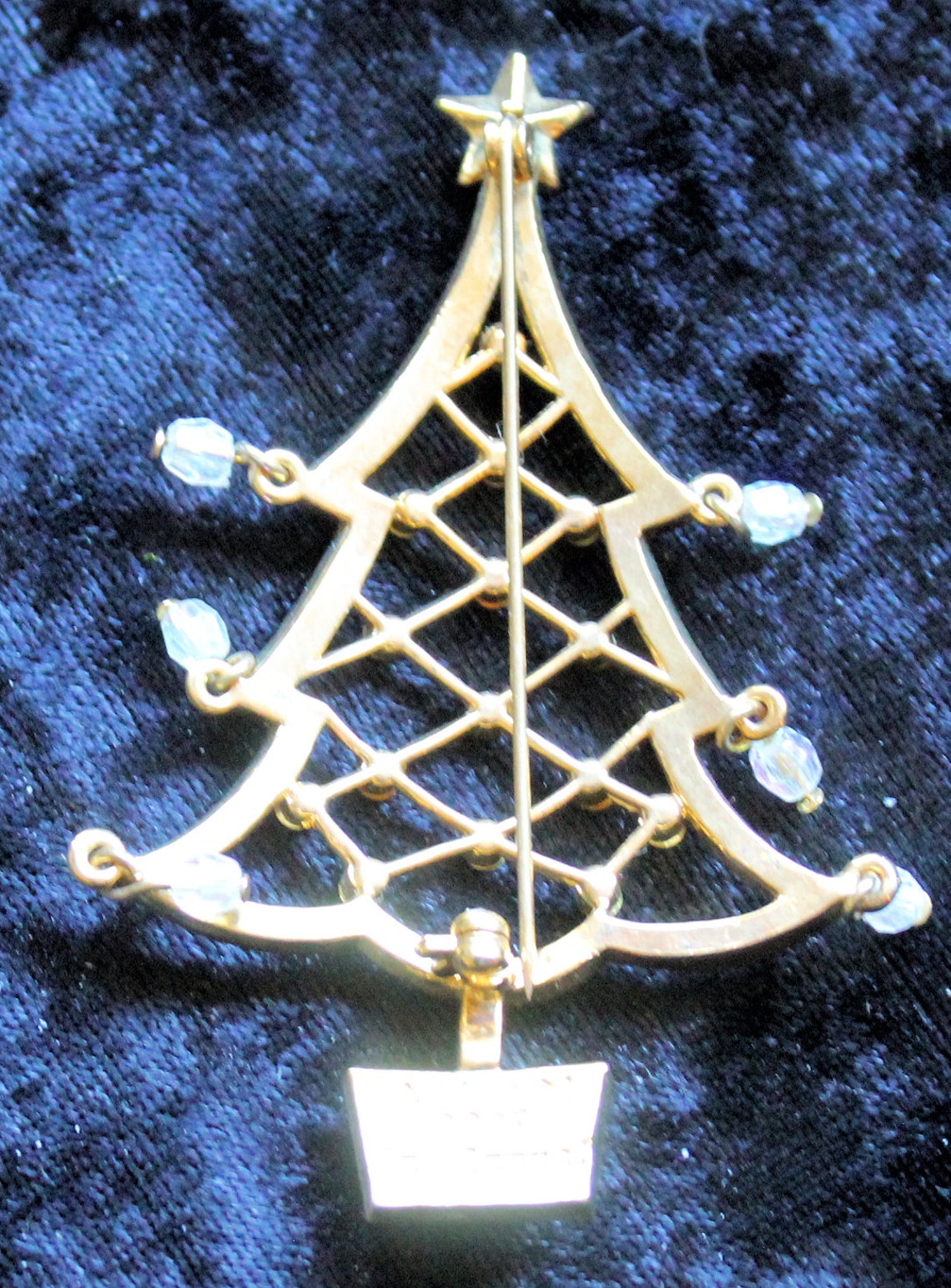 Avon Christmas Tree Pin Brooch Second Annual 2005 Rhinestones Enamel - Etsy