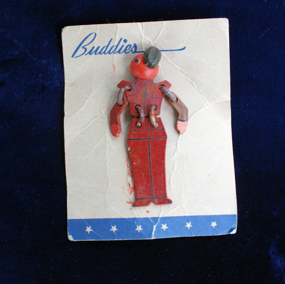 WWII Plastic Jointed Military Soldier Brooch/pin on Original Card - Etsy
