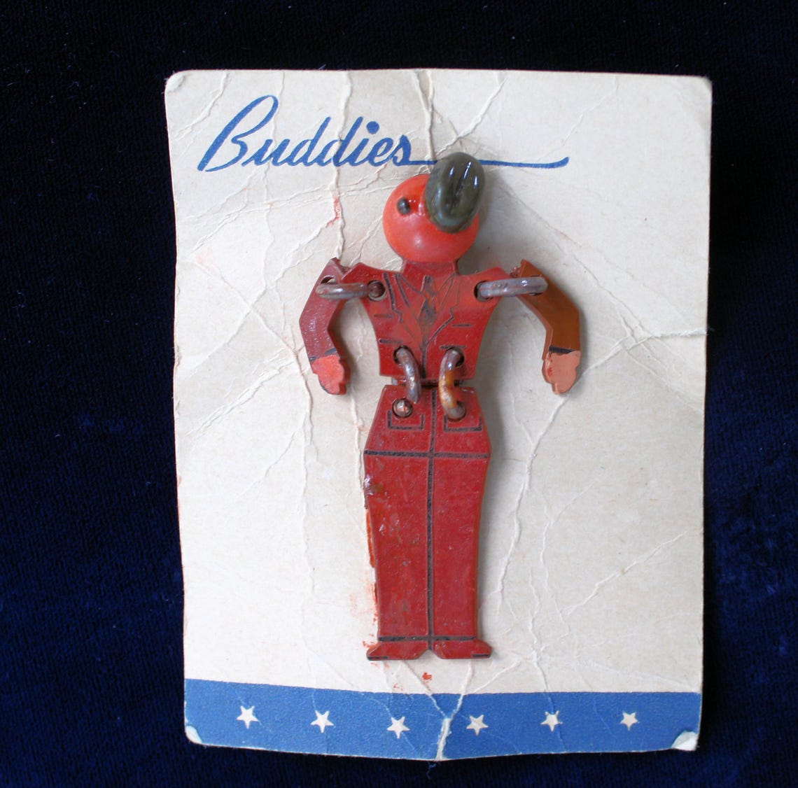 WWII Plastic Jointed Military Soldier Brooch/pin on Original Card - Etsy