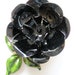 Vintage Original by Robert Black Rose Brooch/pin - Etsy
