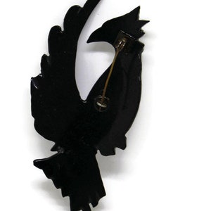 Vintage Hard Plastic Flying Phoenix Bird Brooch/pin 1940 - Etsy