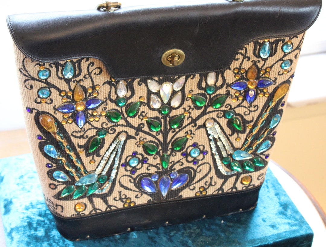 Vintage 1960s Enid Collins Bucket Bag Collins of Texas Shoulder Purse ...