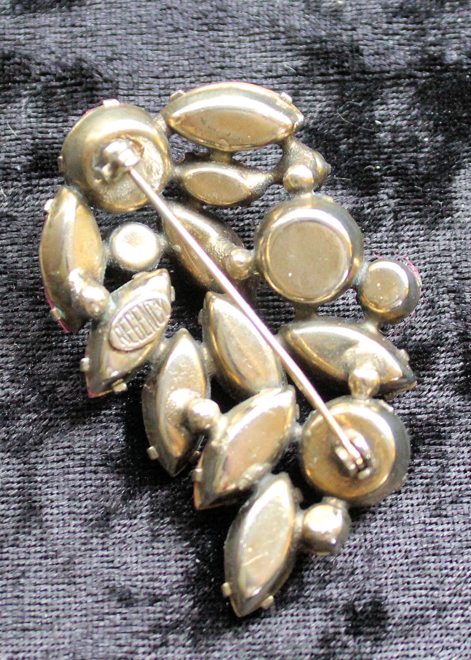 Gorgeous Vintage Signed Regency Rhinestone BROOCH in - Etsy