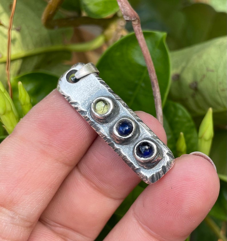 Mens Birthstone Necklace Pendant Family Birthstone Jewelry - Etsy