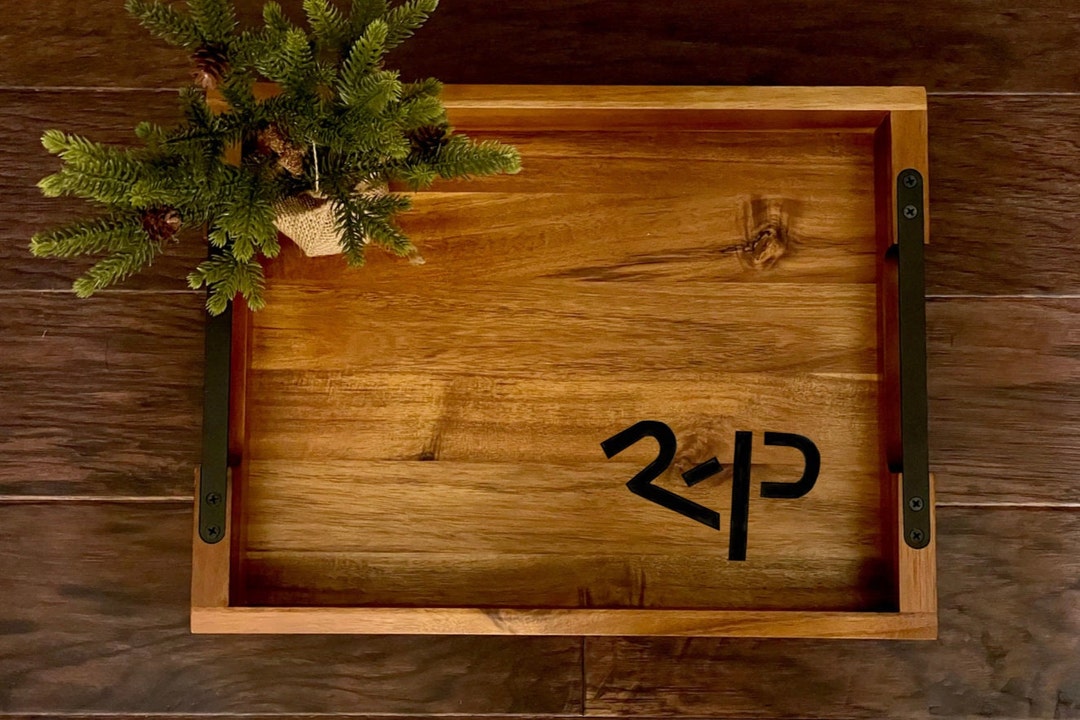 Cattle Brand Tray for Ottoman or Serving, Livestock Brand Gifts ...