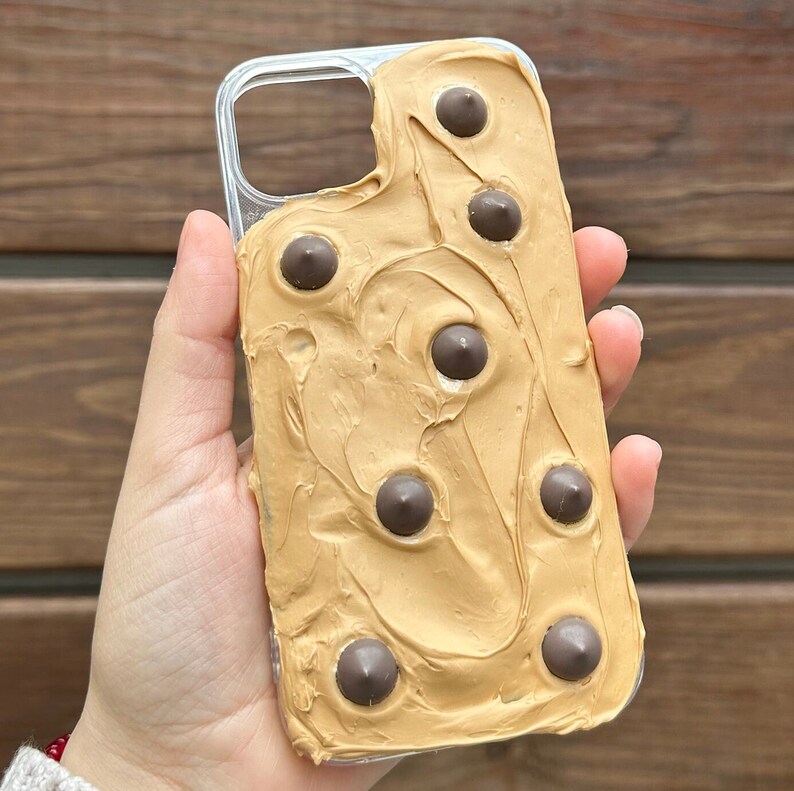Chocolate Chip Cookie Dough Phone Case - Etsy