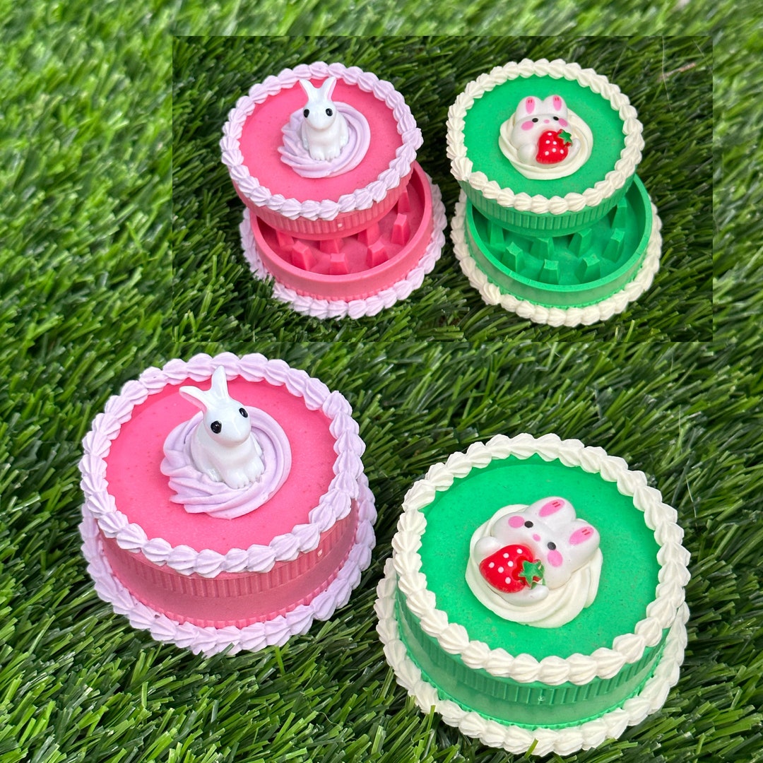 Customizable Bunny Rabbit Cake Grinder - Fake Cake Grinder - Cute ...