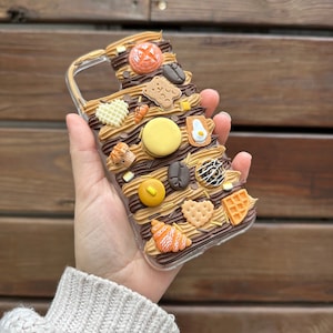 Breakfast Sweets Case - Phone Case - Kawaii Decoden Phone Case - Etsy