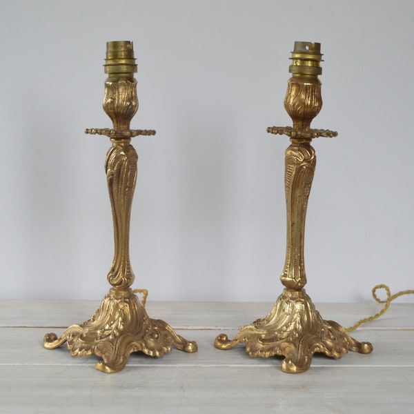 Antique Rococo Lamp - Etsy