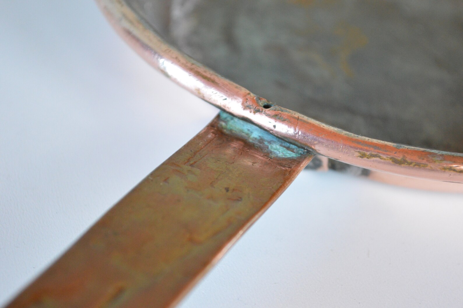 Vintage Copper Frying Pan Small French Antique Copper - Etsy