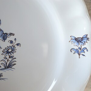 French Vintage Decorative Plate Provencal Blue and White - Etsy