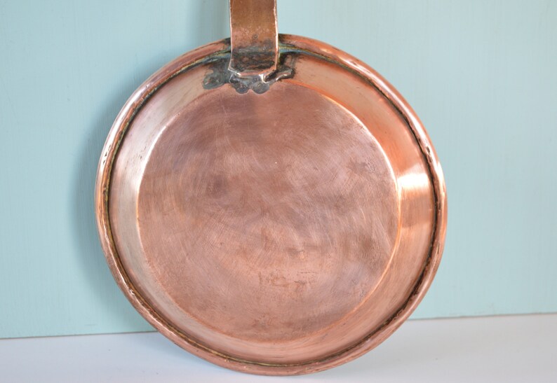 Vintage Copper Frying Pan Small French Antique Copper - Etsy