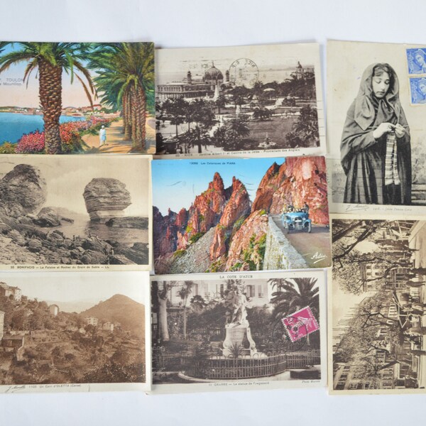 French Postcards - Etsy