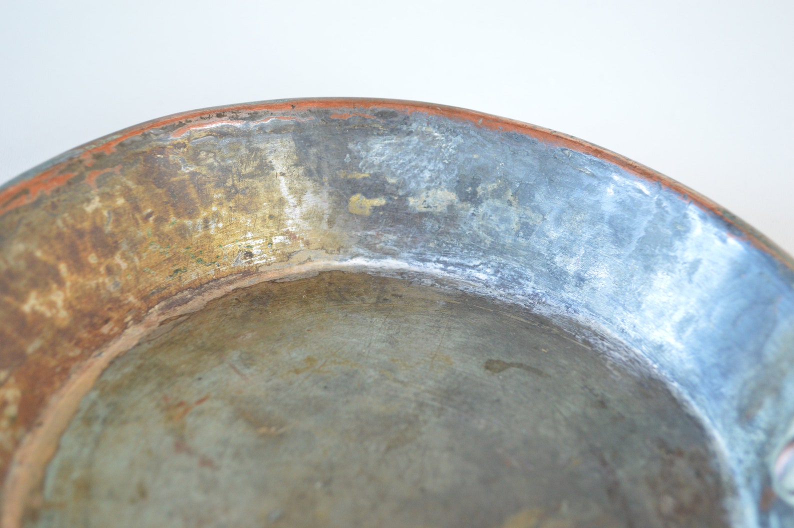 Vintage Copper Frying Pan Small French Antique Copper - Etsy