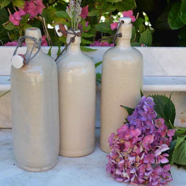 Stoneware Bottle - Etsy