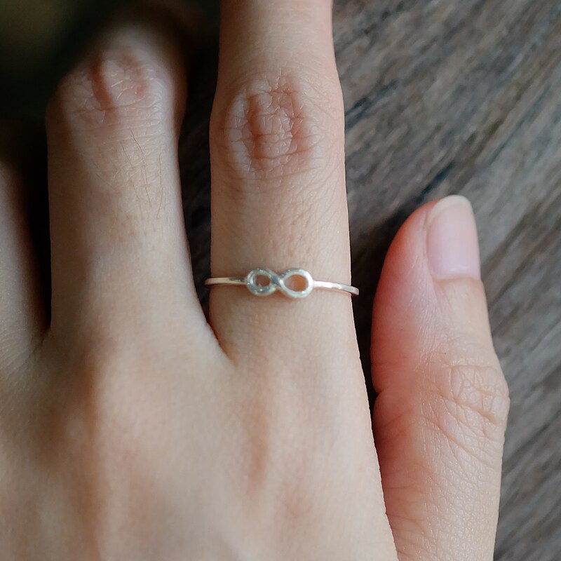Infinity Symbol Ring - Etsy