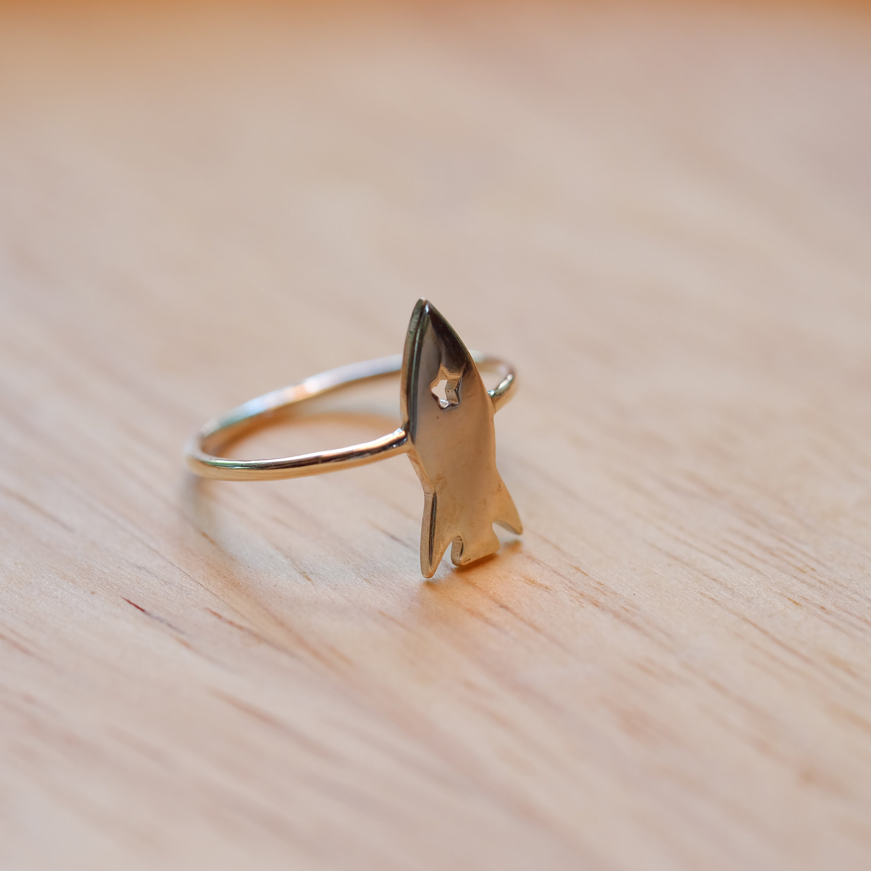 Sterling Silver Rocket Ship RingSpace jewelryDainty | Etsy