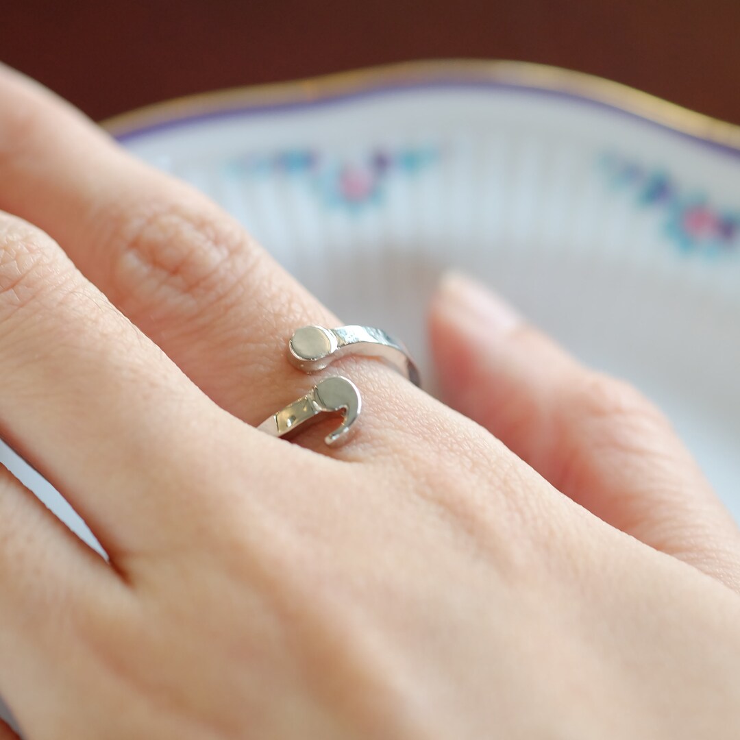 Sterling Silver Semicolon Ring , SUICIDE AWARENESS Jewelry , Mental ...